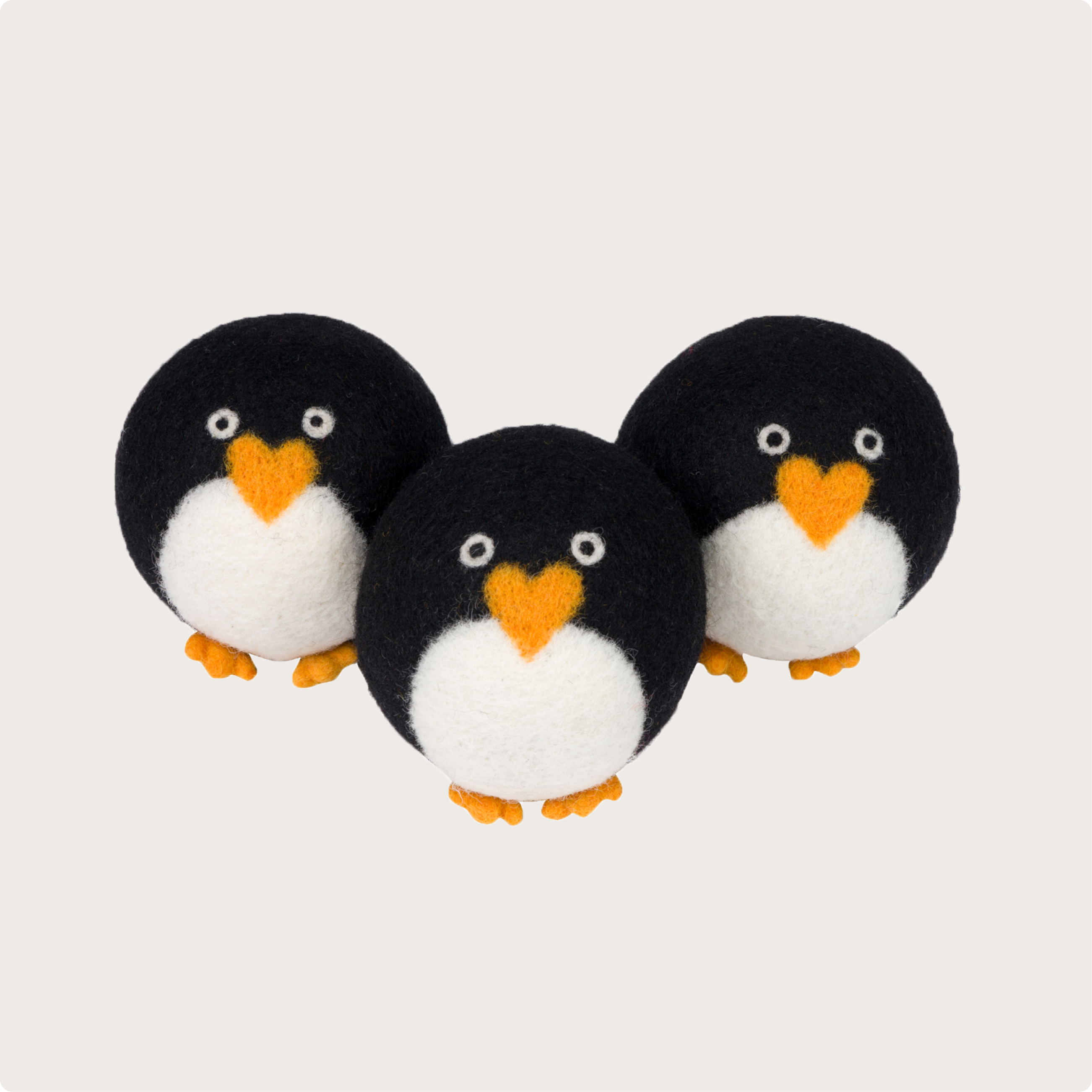 3-Pack Marching Penguins Wool Dryer Balls - Free Shipping